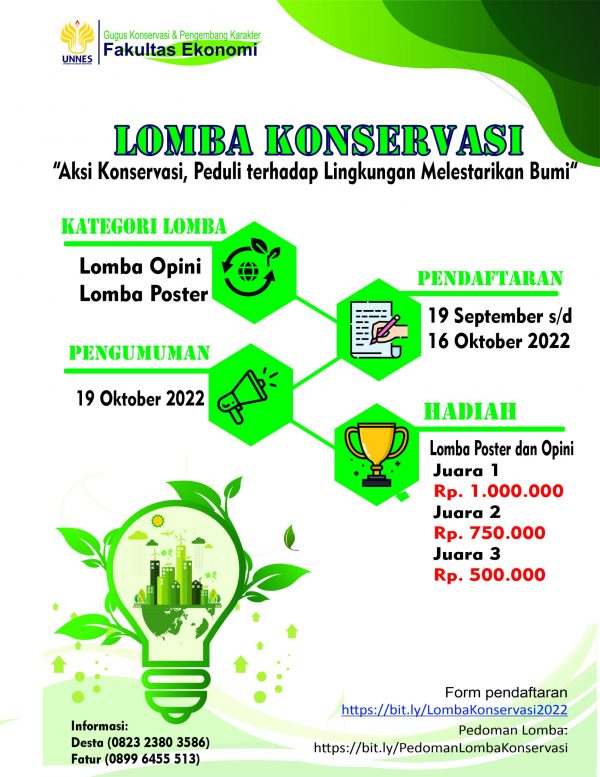 Lomba Konservasi Fakultas Ekonomi 2022 – FEB UNNES