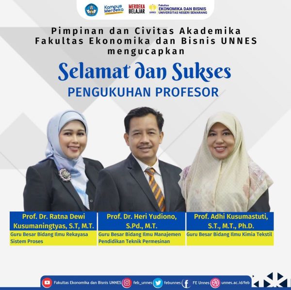 Congratulations and Success on the Inauguration of the New UNNES ...