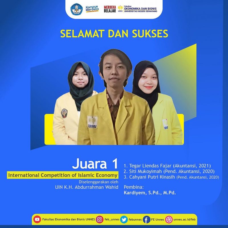 Tim FEB UNNES Berhasil Meraih Juara 1 Dalam Kompetisi International ...