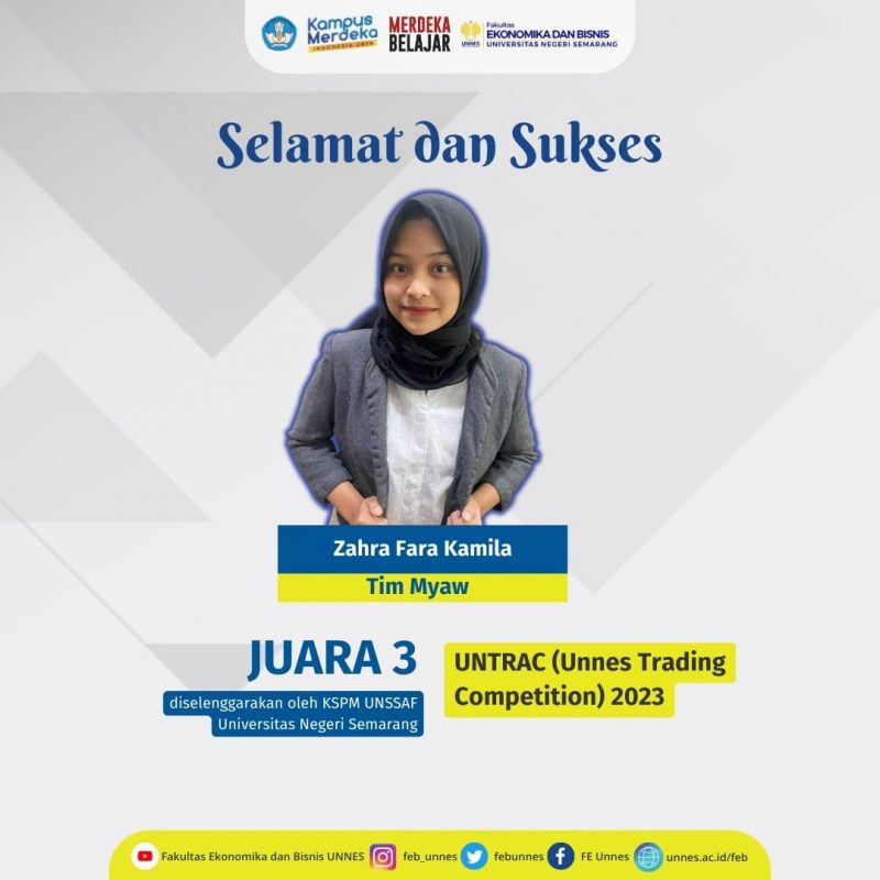 Mahasiswa FEB UNNES Berhasil Meraih Juara 3 Dalam Kompetisi UNTRAC ...