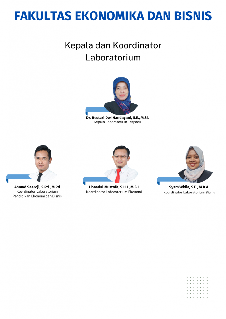 Kepala Laboratorium Terpadu & Koordinator Laboratorium – FEB UNNES
