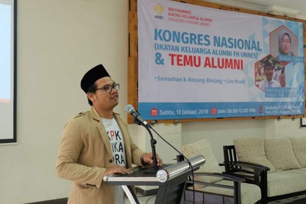 Re-elected General Chair of IKA FH UNNES, Muhtar Said: Alumni Must ...
