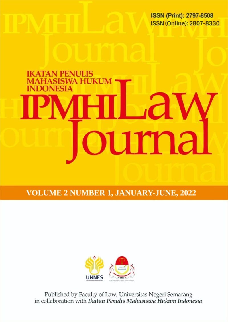Journal – Faculty of Law Universitas Negeri Semarang