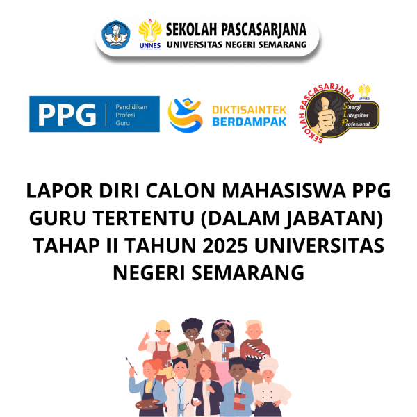 LAPOR DIRI CALON MAHASISWA PPG GURU TERTENTU (DALAM JABATAN) TAHAP II ...