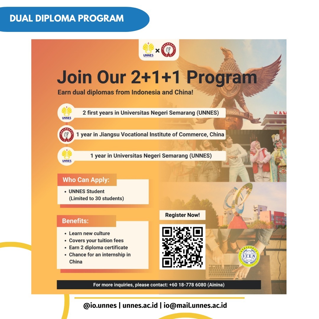 Join Dual 2+1+1 Program - Universitas Negeri Semarang